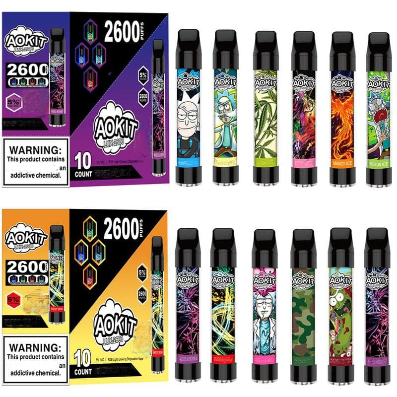 AOKIT 2600 Puff Disposable Vape Wholesale Long-Lasting Performance ...
