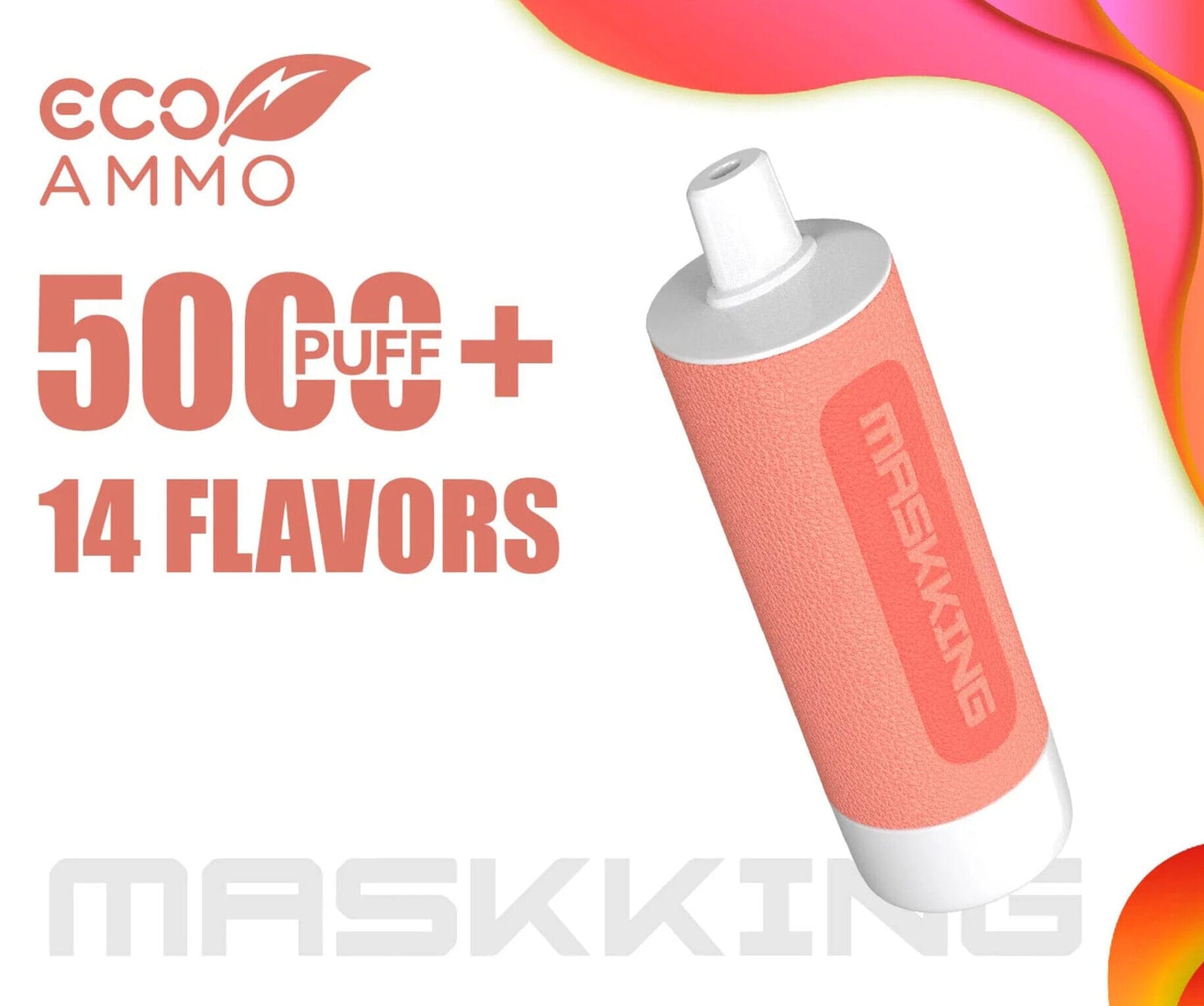 Maskking ECO AMMO 5000 Puffs Disposable Vape Wholesale Sleek High ...