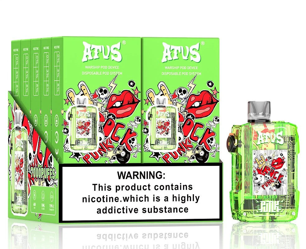 ATVS 7000 Puffs Disposable Vape Wholesale High Capacity Durable Build ...