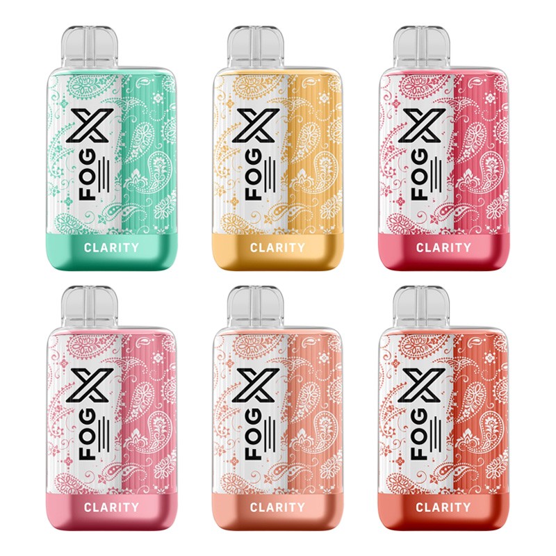 FOG X Clarity Zero Nicotine Disposable Vape Wholesale 7000 Puffs ...