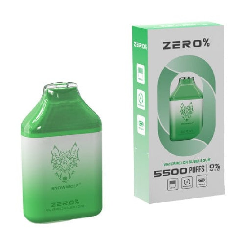 Snowwolf ZERO Nicotine Free 5500 Puffs Disposable Vape | Wholesale ...