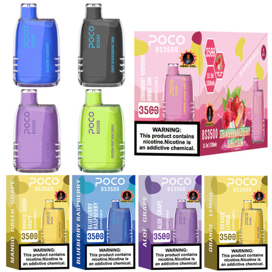 POCO Disposable Vape Wholesale 3500 Puffs Sleek Durable Build - VAPE HK ...