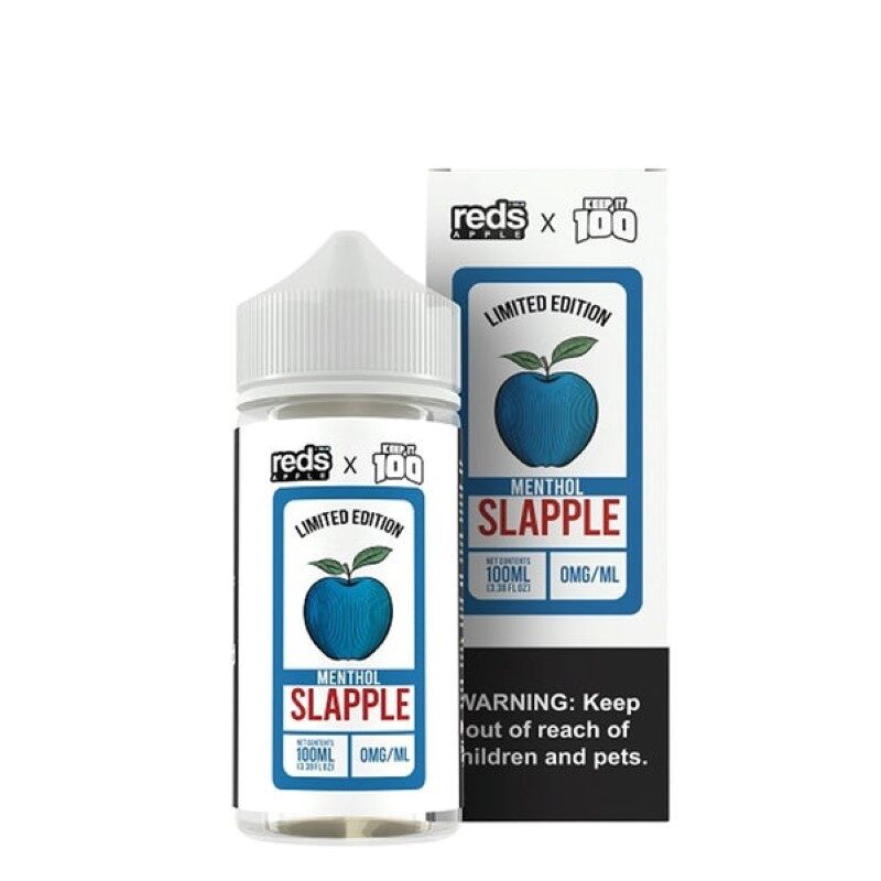 Apple Raspberry Menthol Vape Juice - 7 Daze Reds x Keep It 100 Slapple ...
