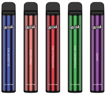 VAPME Brisk 2500 Puff Disposable Vape Wholesale Compact Design Optimal ...