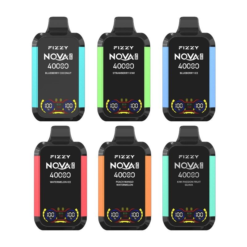 Fizzy Nova Plus 40000 Puffs Rechargeable Disposable Vape – 2% 5% Low ...