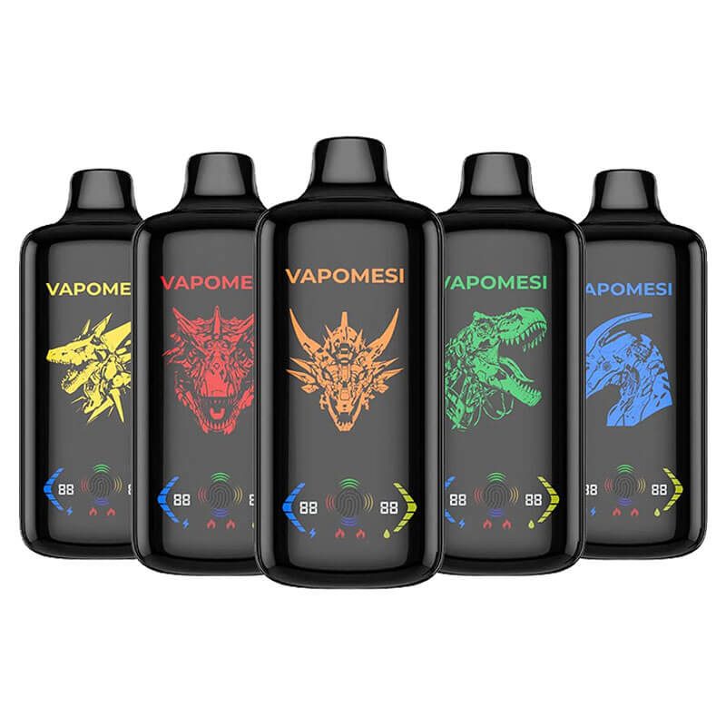 Vapomesi Dinosaur 50k Puffs Disposable Vape Wholesale Dual Mesh Coil ...