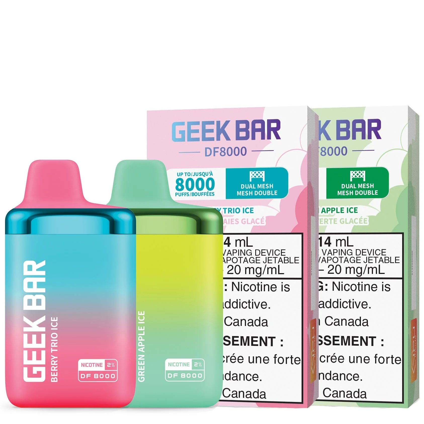 Geek Bar DF8000 8k Puffs Disposable Vape Wholesale | Rechargeable, Dual ...