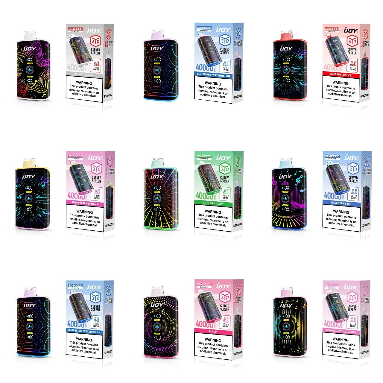 iJoy SD40000 Disposable Vape Wholesale | 40K Puffs, Dual Mesh Coil ...